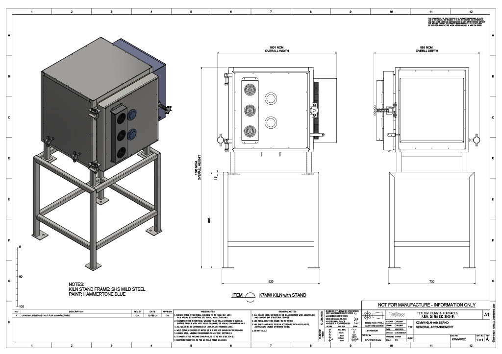 K7MWFL Large Kiln // Tetlow Kilns & Furnaces